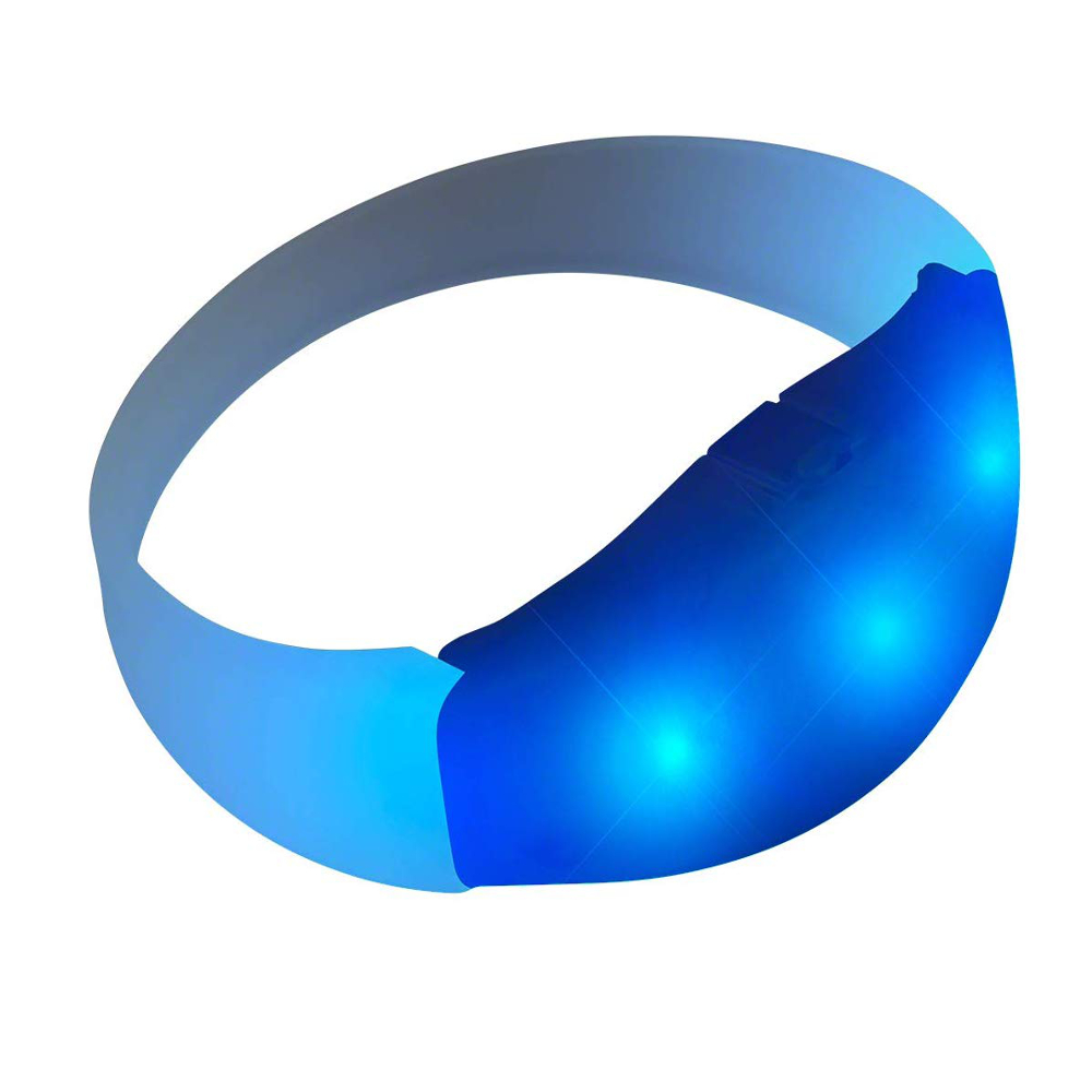 Blinkee RBFBL-BL Rubber Frosted Bracelet, Blue - Walmart.com