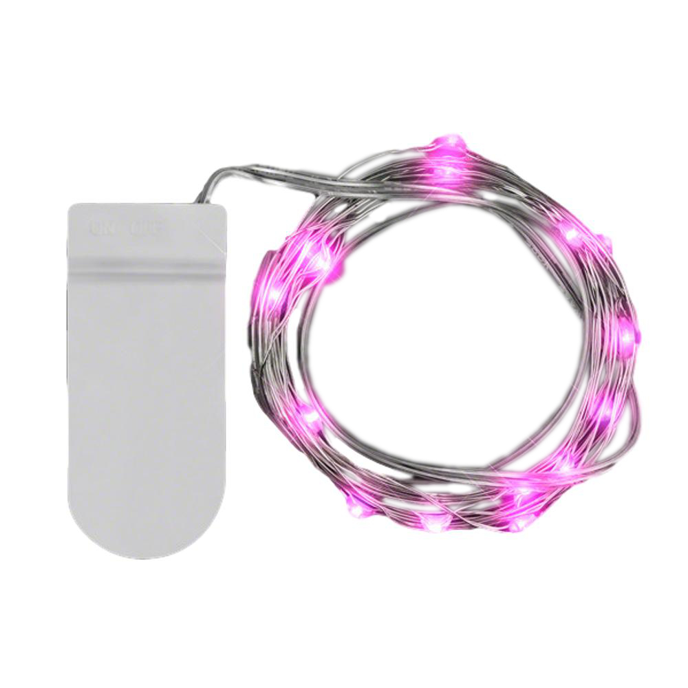 Blinkee A1500 LED 80 in. Wire String Lights, Pink - Walmart.com