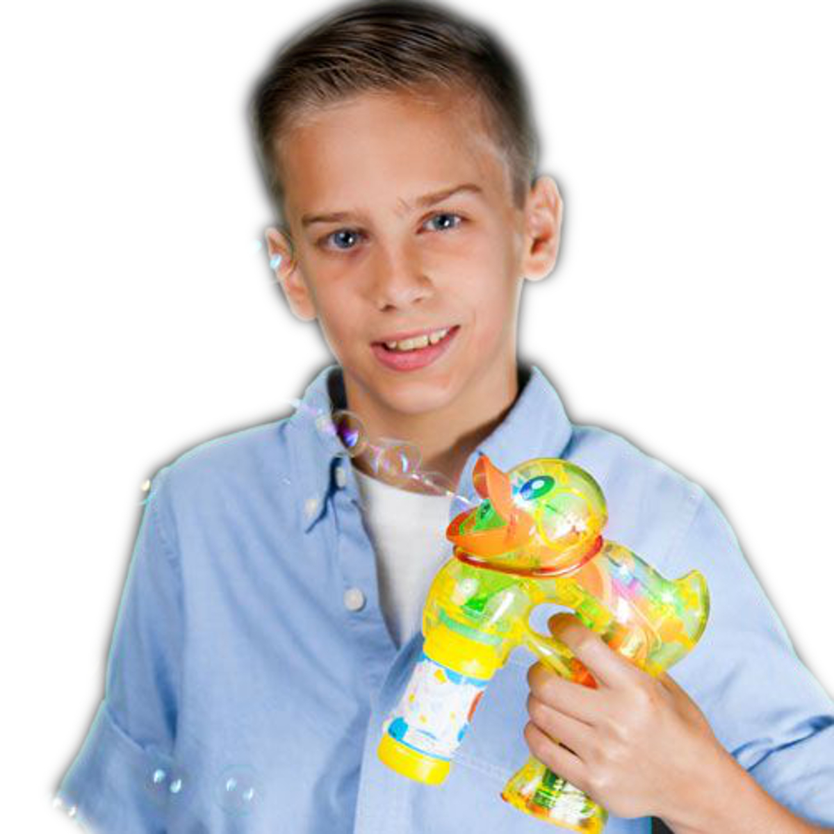 Light Up Ducky Bubble Gun - Walmart.com
