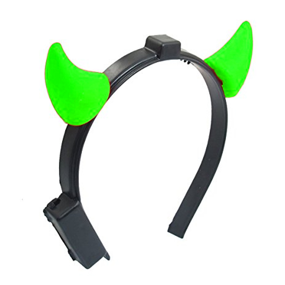 Blinkee 976000 Light Up Devil Horns, Green - Walmart.com