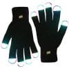 Multicolor LED Black Gloves for Any Occasion