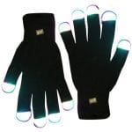 Multicolor LED Black Gloves for Any Occasion