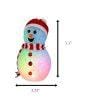 Light Up Your Christmas with Color Changing Snowman