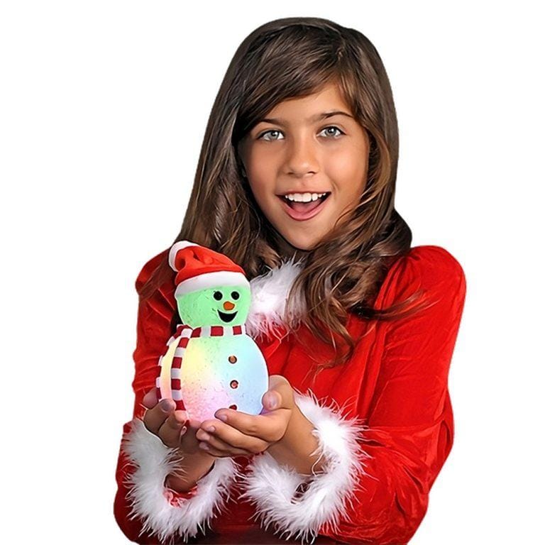 Light Up Your Christmas with Color Changing Snowman