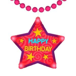 Joyful Birthday Star Beaded Necklace for Every Celebration