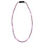 LED Necklace with Pink Beads | Best Glowing Party Supplies