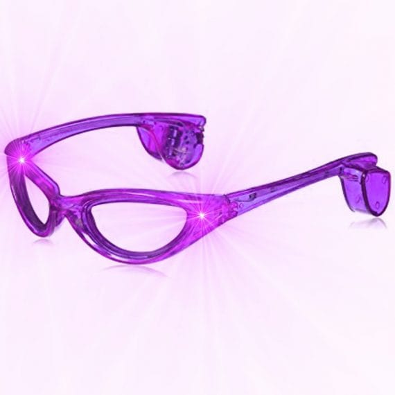 Purple LED Sunglasses | Best Glowing Party Supplies