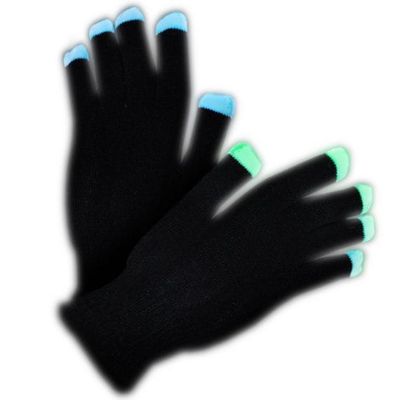 LED Gloves with Rainbow LEDs | Blinkee.com