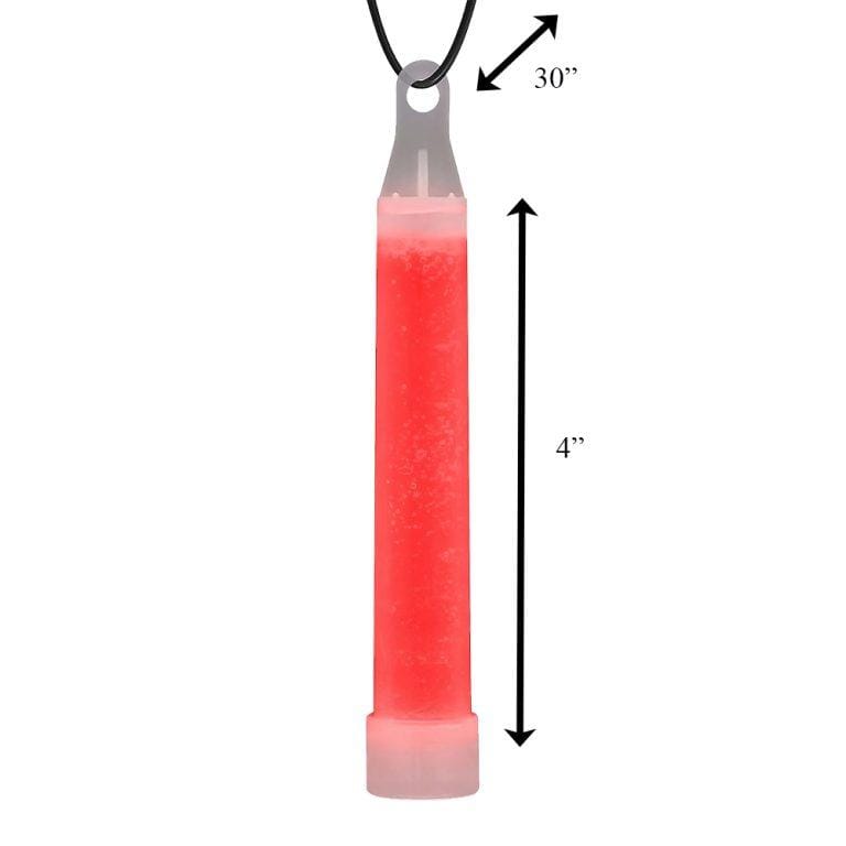 4 Inch Glow Stick Red Pack of 50 | Best Glowing Party Supplies