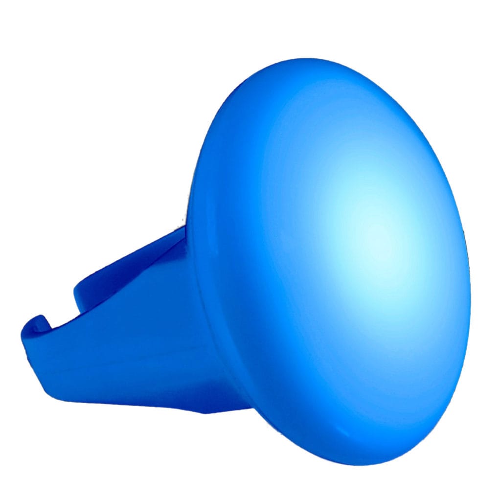 Huge Blink and Glow Blue LED Ring | Best Glowing Party Supplies