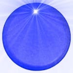 Blue LED Light-Up Round Badge Pin | Blinkee.com