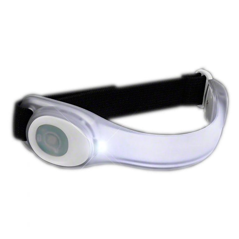 Deluxe LED Night Light Safety Jogging Bicycling Armband White | Best ...