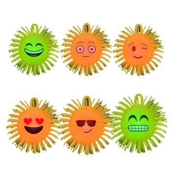 Color Changing Emoji Faces: Pack of 12 Fun Squishy Balls