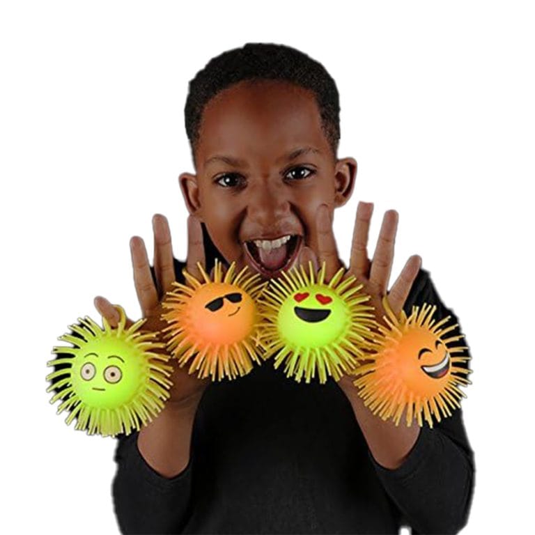 Color Changing Emoji Faces: Pack of 12 Fun Squishy Balls