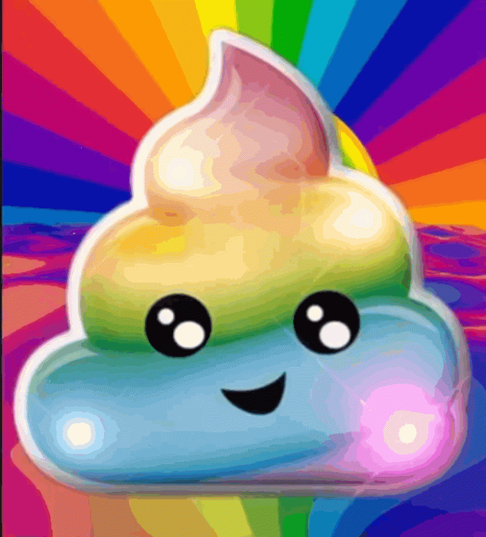 LED Rainbow Unicorn Poop Swirl Hat | Best Glowing Party Supplies