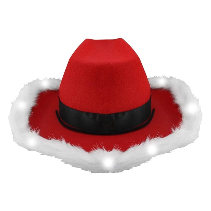 Brighten Up with LED Cowboy Santa Hats for the Holidays