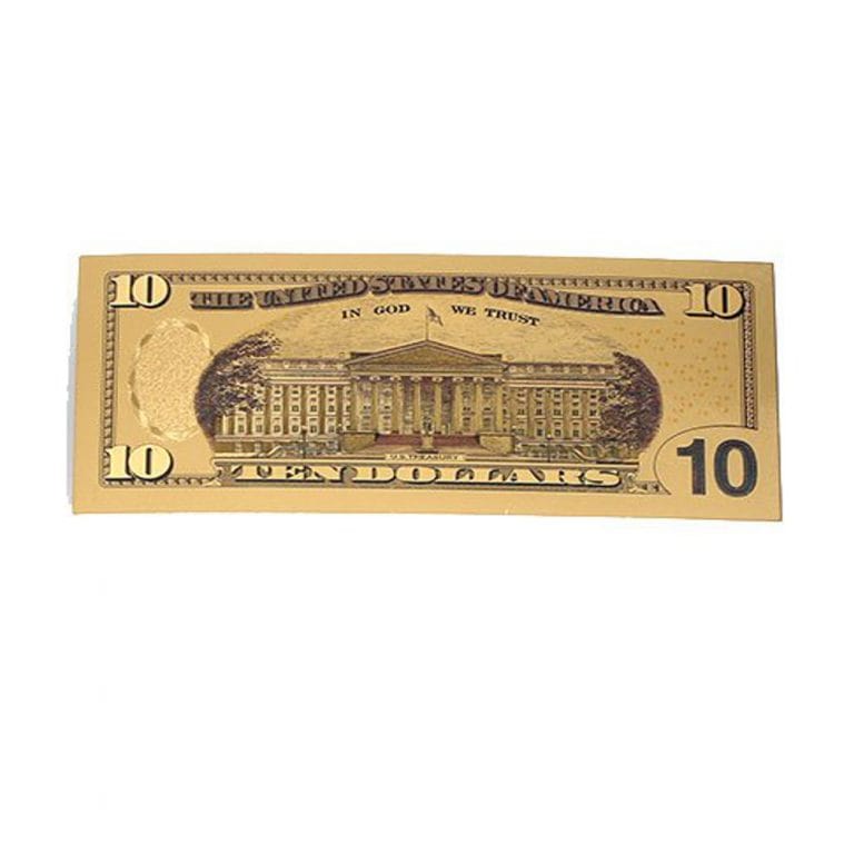 Ten Dollar Commemorative Collectible Premium Replica Paper Money Bill ...