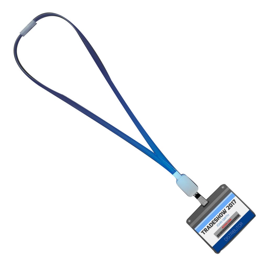 VIP Concert Lanyard: Bright Blue Light Up Style. Buy Now!