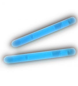 2 Inch Glow Stick Blue Pack of 100 | Best Glowing Party Supplies
