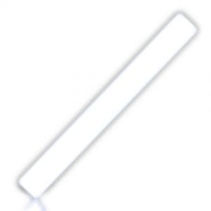 Premium LED Foam Cheer Sticks in Classic White