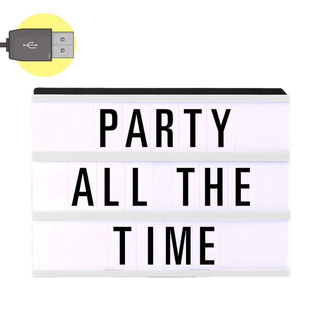 LED Mini Cinema Lightbox: Perfect for Parties