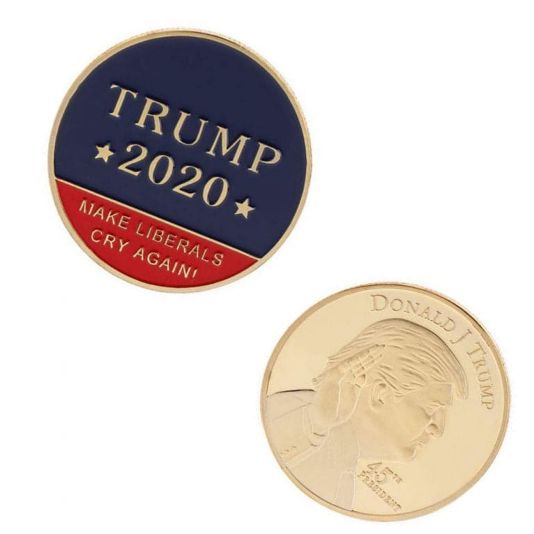 Oath Collection Donald Trump 2020 Commemorative Gold Coin | Best ...