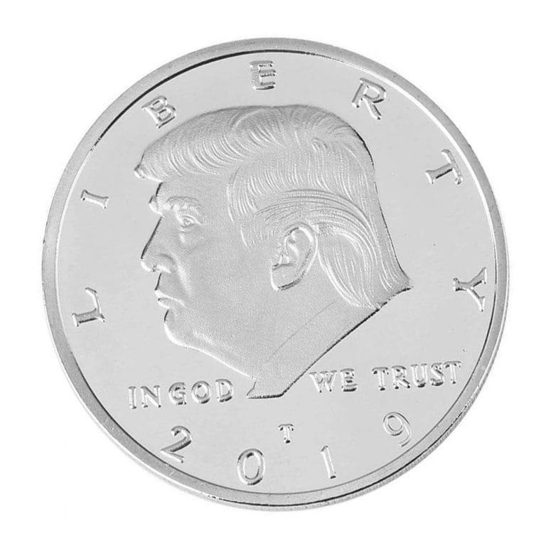 2019 Silver Donald Trump Eagle Commemorative Coin | Best Glowing Party ...