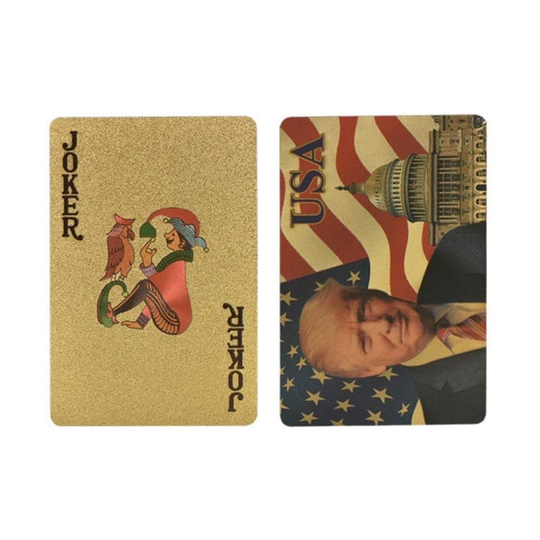 Gold Trump Playing Cards | 24K Waterproof Deck