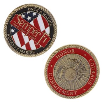Semper Fi US Marine Coin for Collectors and Veterans