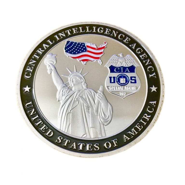 US CIA Challenge Silver Coin - Limited Edition Collectible