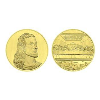Jesus The Last Supper Commemorative Coin Gold