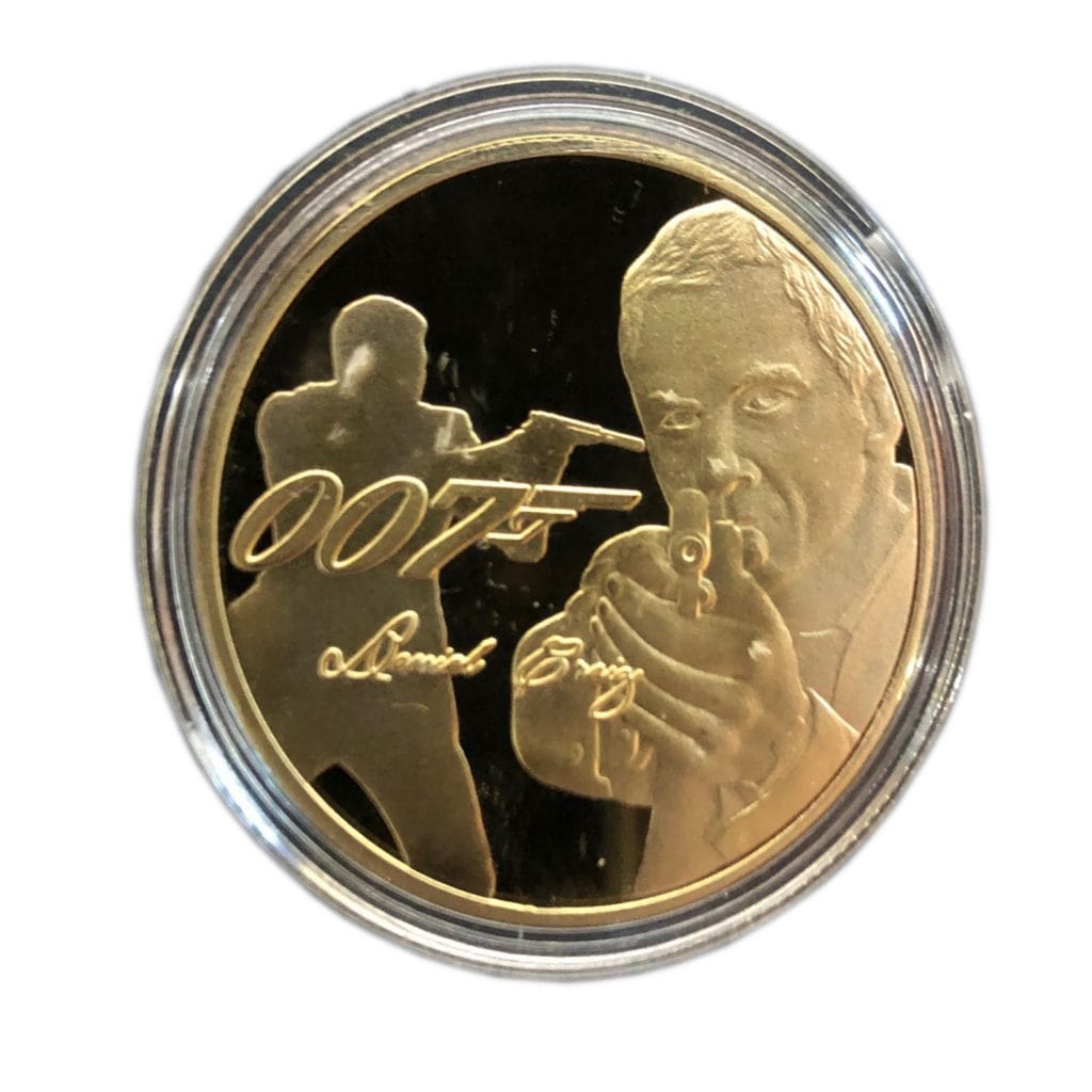 007 James Bond Walther PPK Death Spiral Sniper Scope Commemorative Gold ...