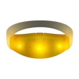 Light Up Yellow LED Bracelet | Blinkee.com
