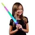 Expandable Neon Swords: Perfect for Parties and Events