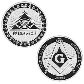 Freemason Coin: Black, Silver, & Ancient Masonic Collectibles