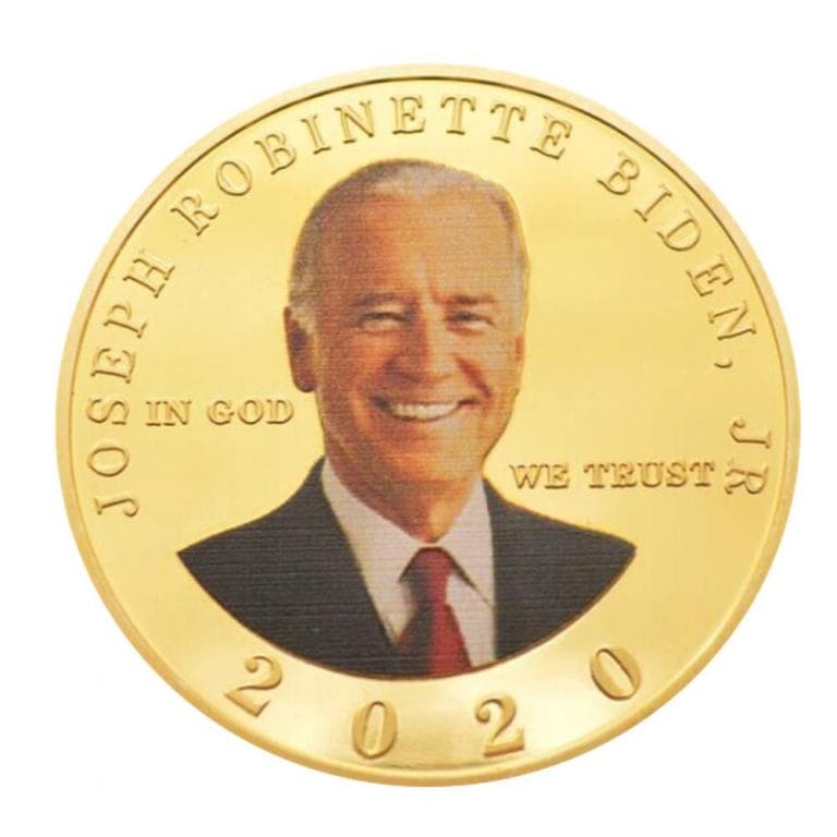 USA 2020 President Joe Biden Gold Plated Collectors Commemorative Coin ...