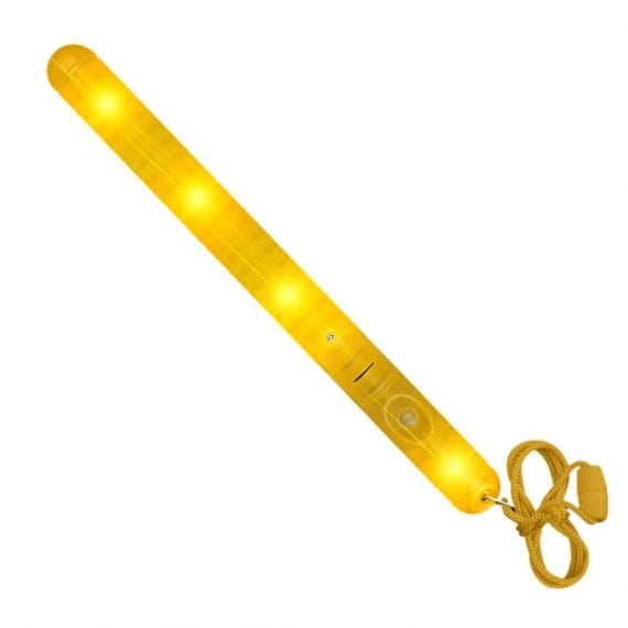 Yellow LED Patrol Light Wand | Best Glowing Party Supplies