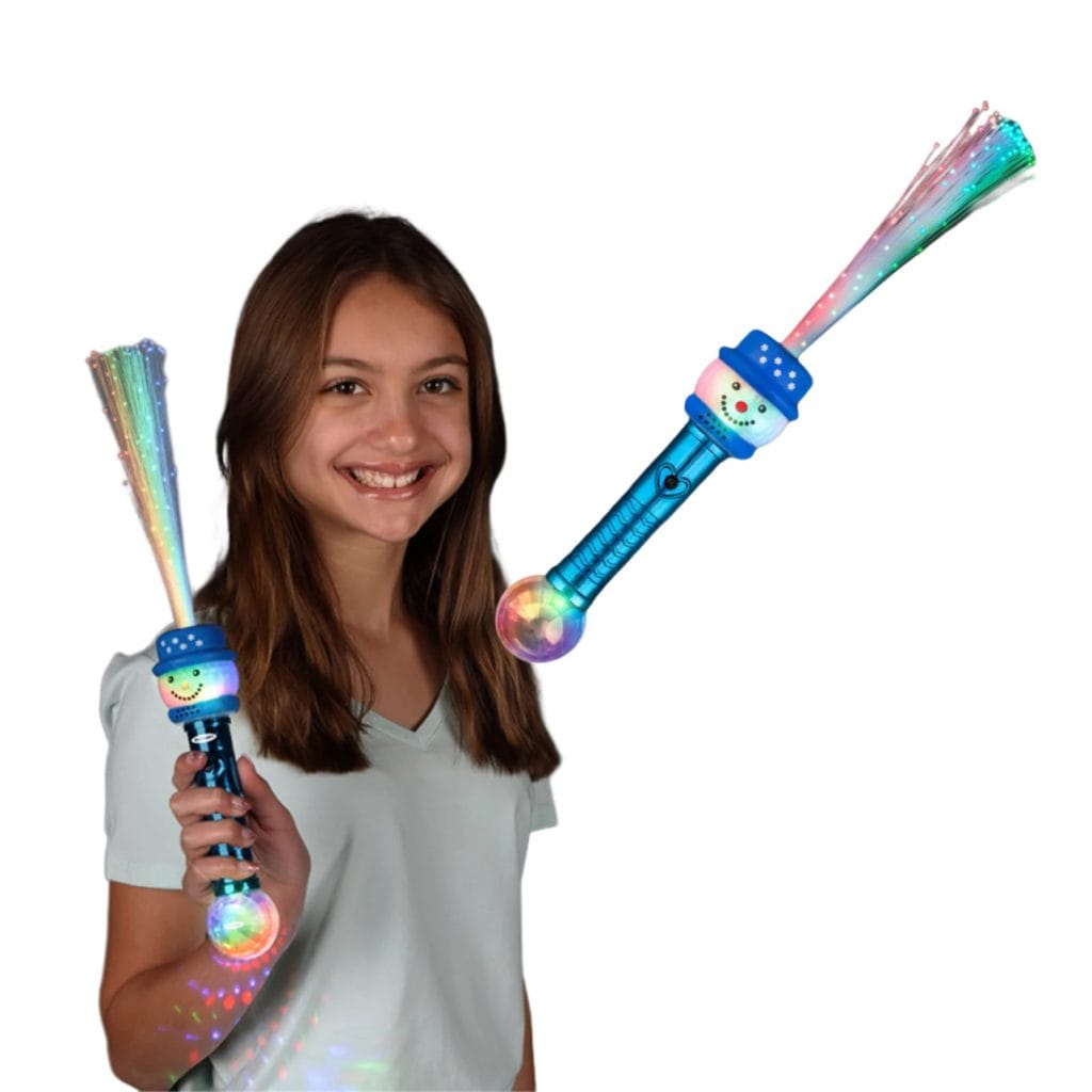 Magical Flashing Snowman Wand: Perfect Holiday Decoration