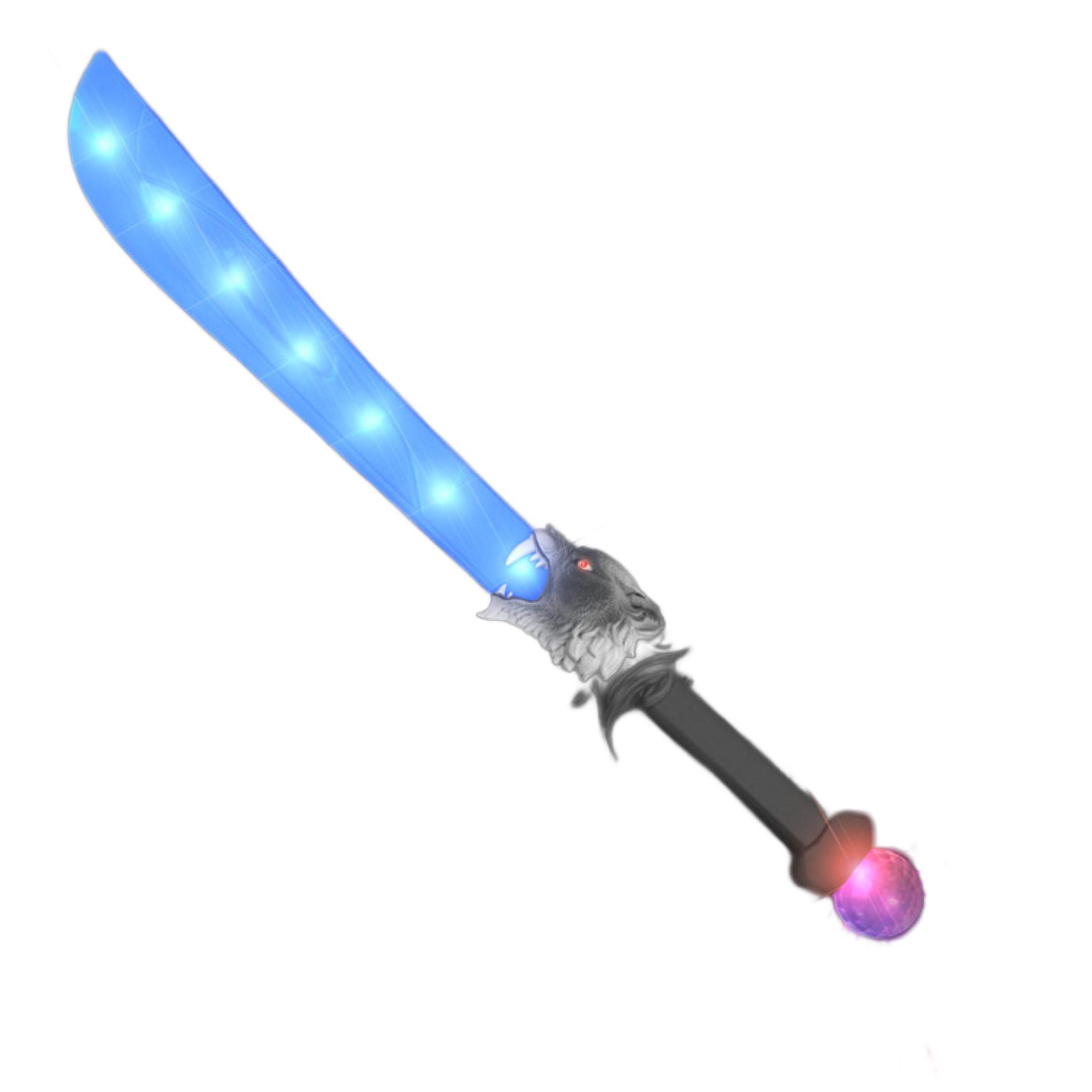 Light Up Flashing Ancient Animal Sword with Prism Ball • Magic Matt's ...