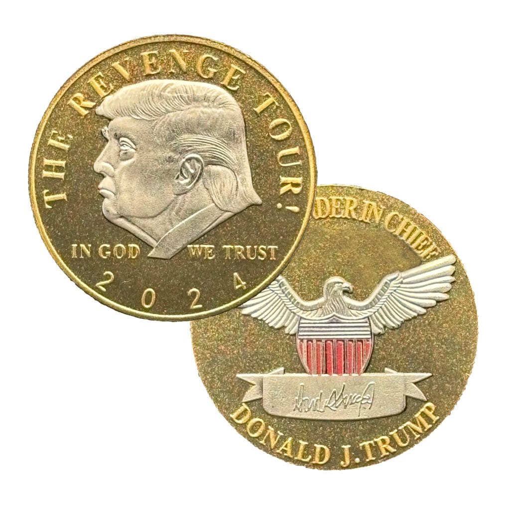 Donald Trump 2024 Gold Coin - The Revenge Tour Memory